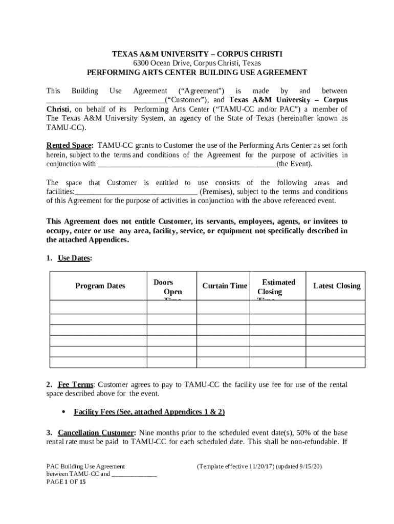 TEXAS A&M UNIVERSITY CORPUS CHRISTI - tamucc.edu Doc Template | pdfFiller