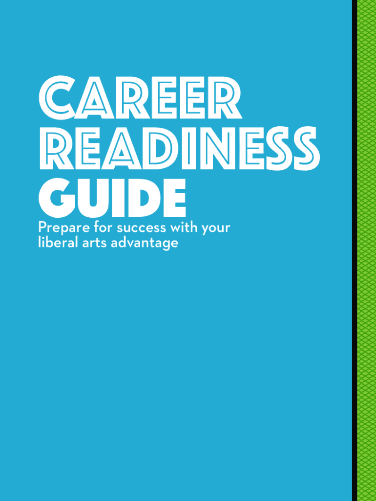 Fillable Online Part 4: Career Readiness Guide: Prepare For Success ...