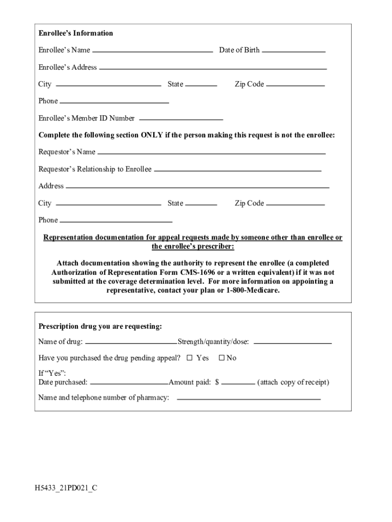 Fillable Online m.healthnet.comstaticmedicareRequest for ...