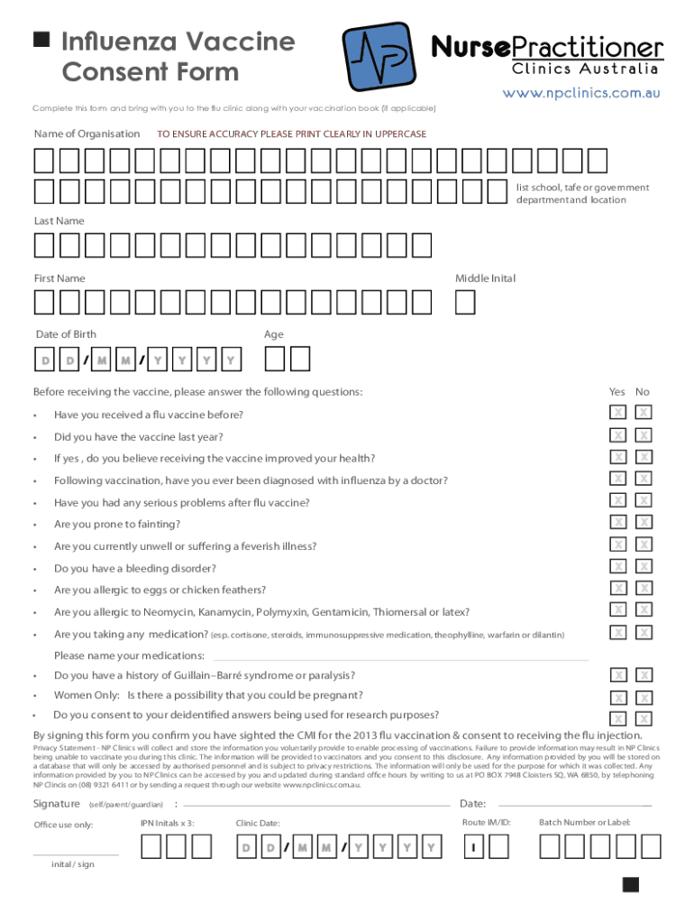Fillable Online Consent-Form-Final-2013-CMI Fax Email Print - pdfFiller