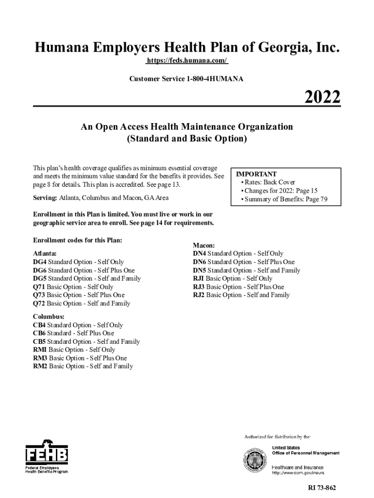 Fillable Online www.opm.govhealthcare-insurancehealthcareHumana ...