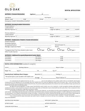 Fillable Online Old-Oak-Application-NewLogo Fax Email Print - pdfFiller