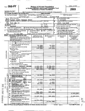 Fillable Online 990-PF Return of Private Fou .Return of Private ...
