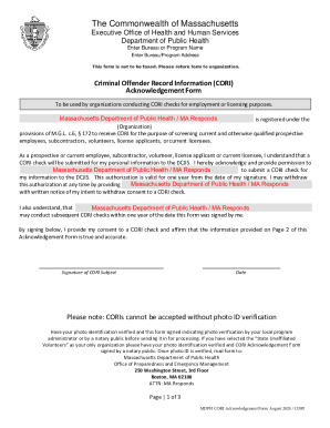 Fillable Online www.mass.gov doc dpl-cori-all-boardsCRIMINAL OFFENDER ...