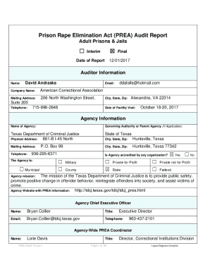 Fillable Online www.correct.state.ak.uspreaaudit-reportsPrison Rape ...