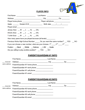 Fillable Online 15+ Free Soccer Player Profile ... - Template Republic ...