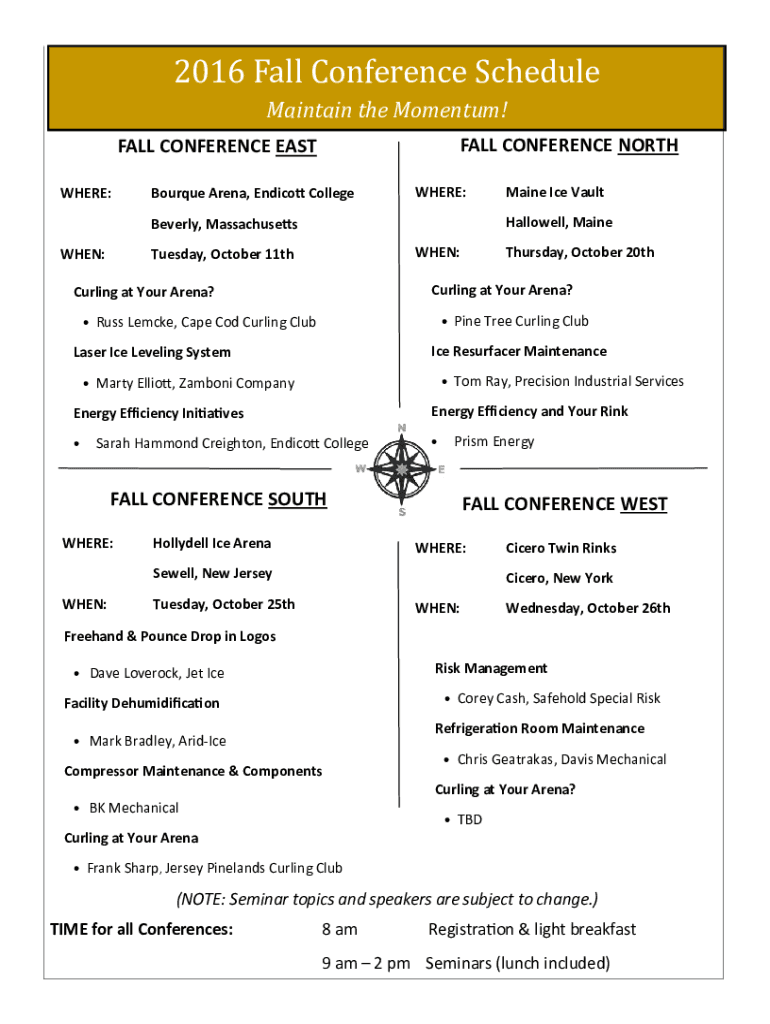 Fillable Online 2016 Fall Conference Info & Registration form Fax Email ...