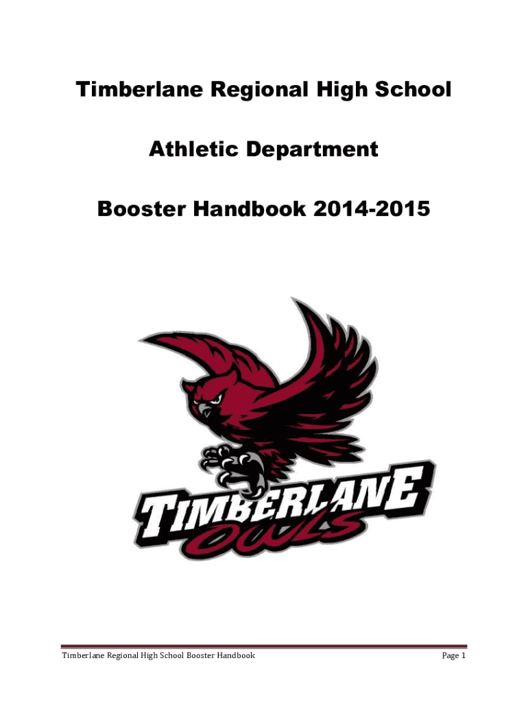 Fillable Online Timberlane Regional High School Athletic Department ...