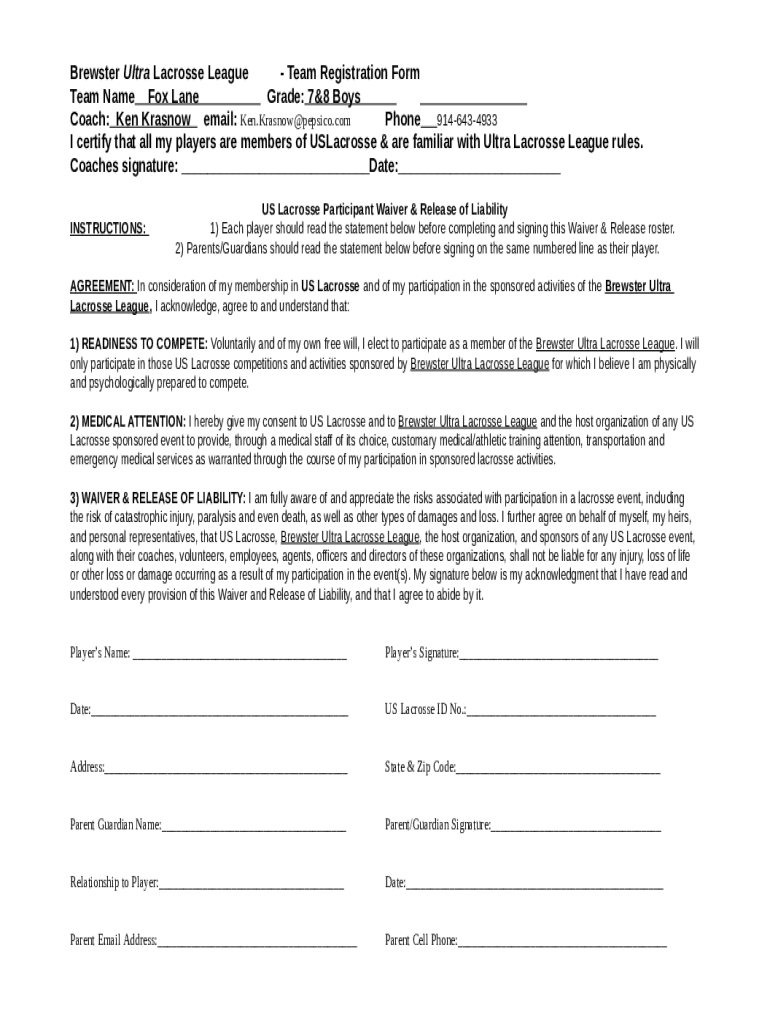 files.leagueathletics.com Text DocumentsUS Lacrosse Participant Waiver ...