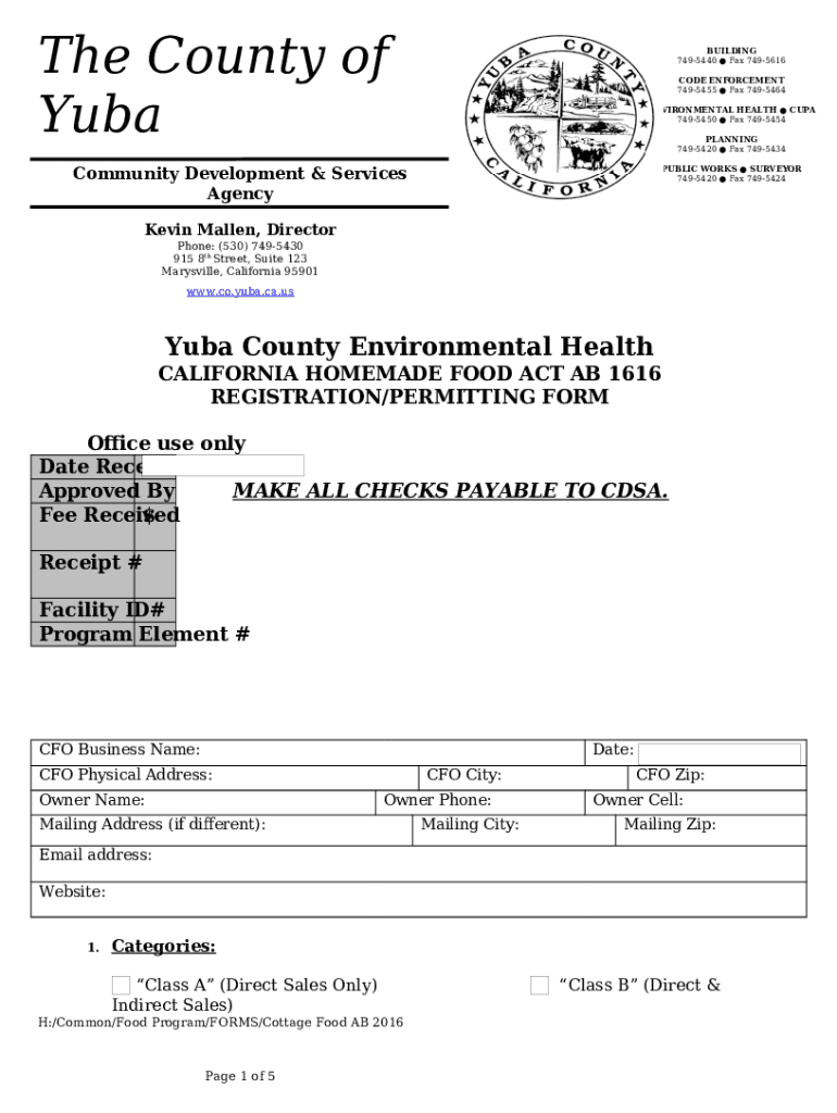 The County of Yuba BUILDING CODE ENFORCEMENT Doc Template | pdfFiller