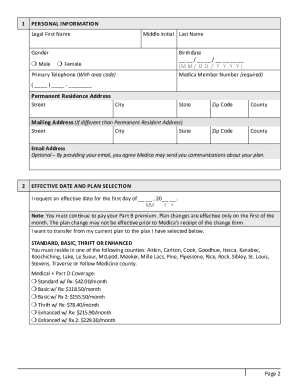 Fillable Online Medica Prime Solution (Cost) Plan with Part D Fax Email ...