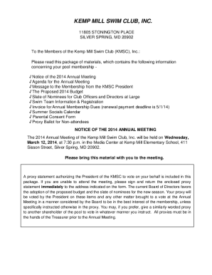 Fillable Online swim kempmill Kemp Mill Swim Club 11805 Stonington Pl ...