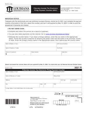 Fillable Online revenue louisiana www.revenue.louisiana ...
