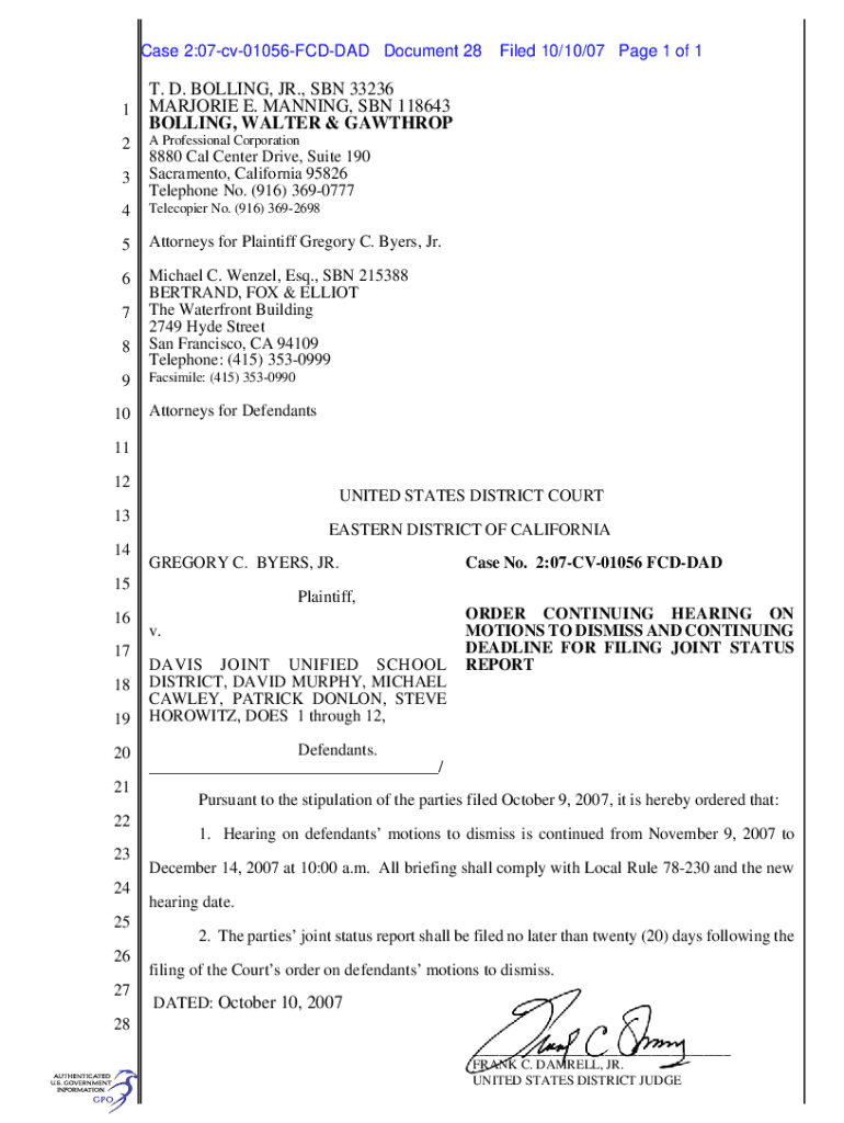 Fillable Online www.archive.orgdownloadgov1 MARJORIE E. MANNING, SBN ...