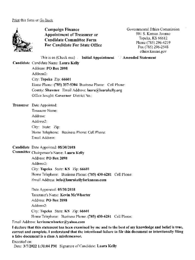 Fillable Online ethics ks www.ethics.pa.govDocumentsForms LibrarySTATE ...