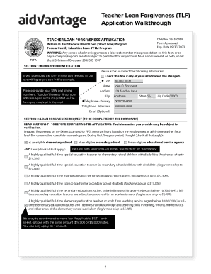 Fillable Online studentaid.govsitesdefaultTeacher Loan Forgiveness ...