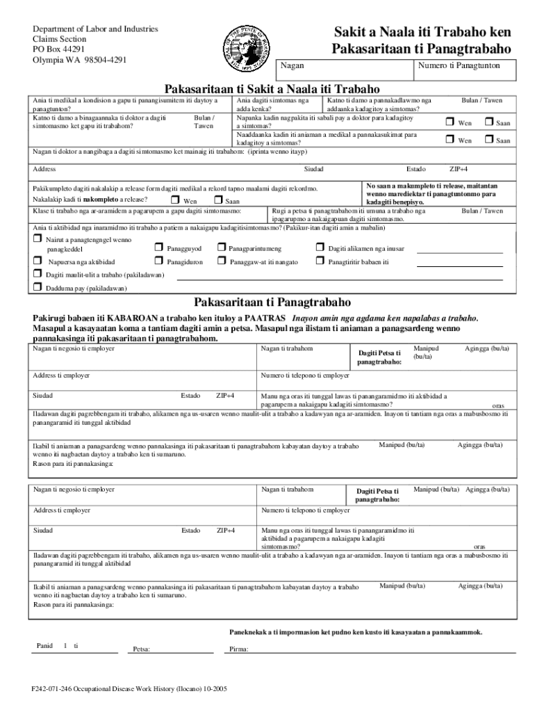 Fillable Online lni.wa.govClaimsClaims - Washington State Department of ...