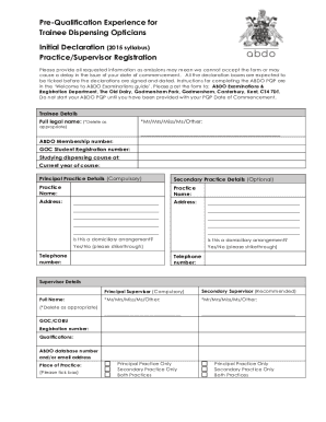 Fillable Online www.abdo.org.uk wp-content uploadsABDO Practice Visit ...