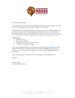 Fillable Online www.nshss.org media 34018Congratulations on your ...
