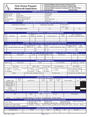 Fillable Online Homeowners Choice Insurance - Home InsuranceAFC Home ...