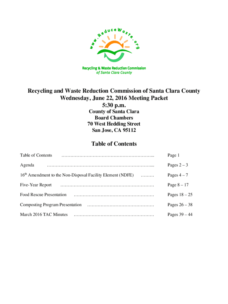 Fillable Online reducewaste.sccgov.orgsitesgRecycling and Waste ...