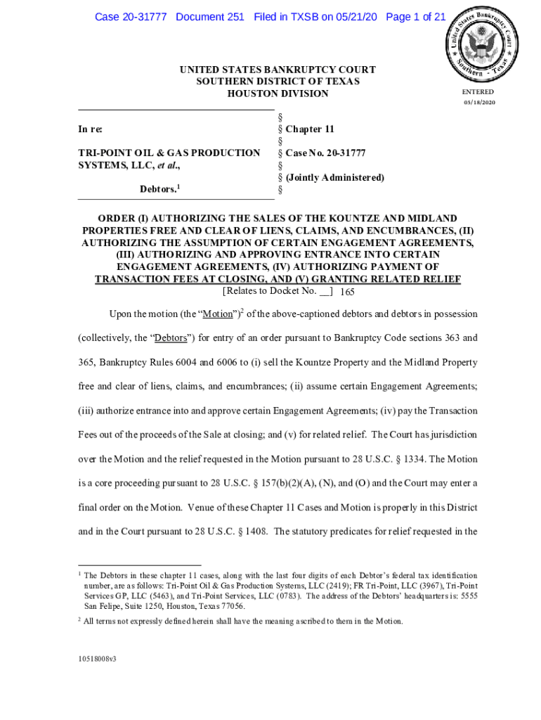 Fillable Online cases.stretto.com public X050UNITED STATES BANKRUPTCY ... Fillable Online cases.stretto.com public X050UNITED STATES BANKRUPTCY ...