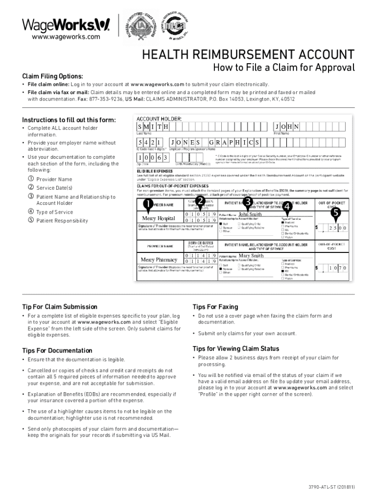 Fillable Online Reimbursement ClaimWhat is a Claim ...