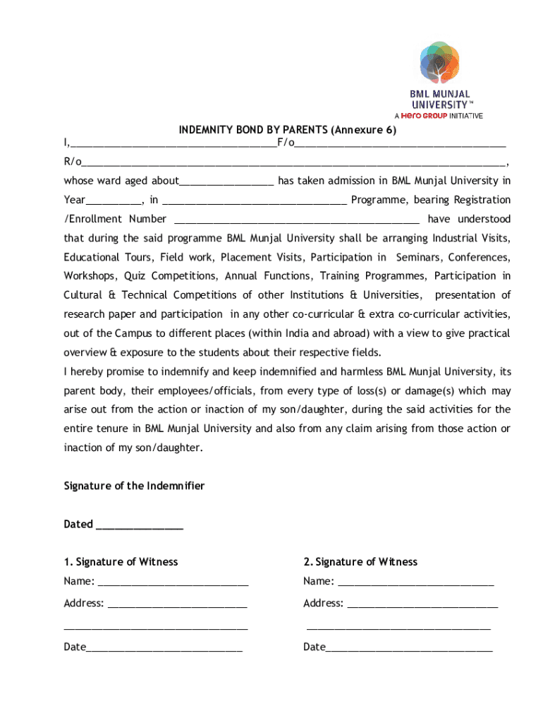 Fillable Online Affidavit and Indemnity format- Download free legal ...