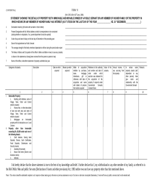 Jammu and Kashmir : Property Statement : General ... Doc Template ...