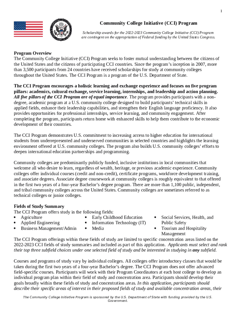 CCI-Program-AY-2022-2023-Application--FINAL-Word ... Doc Template ...