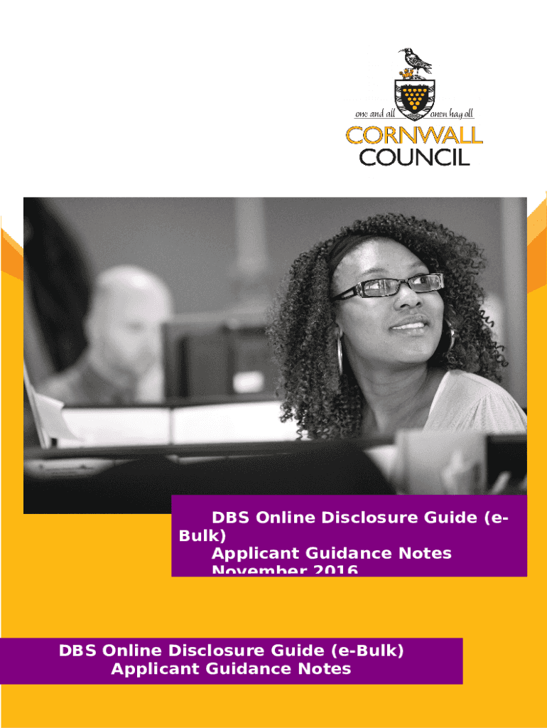 DBS application : guide for applicants - GOV.UKDBS Online Disclosure ...