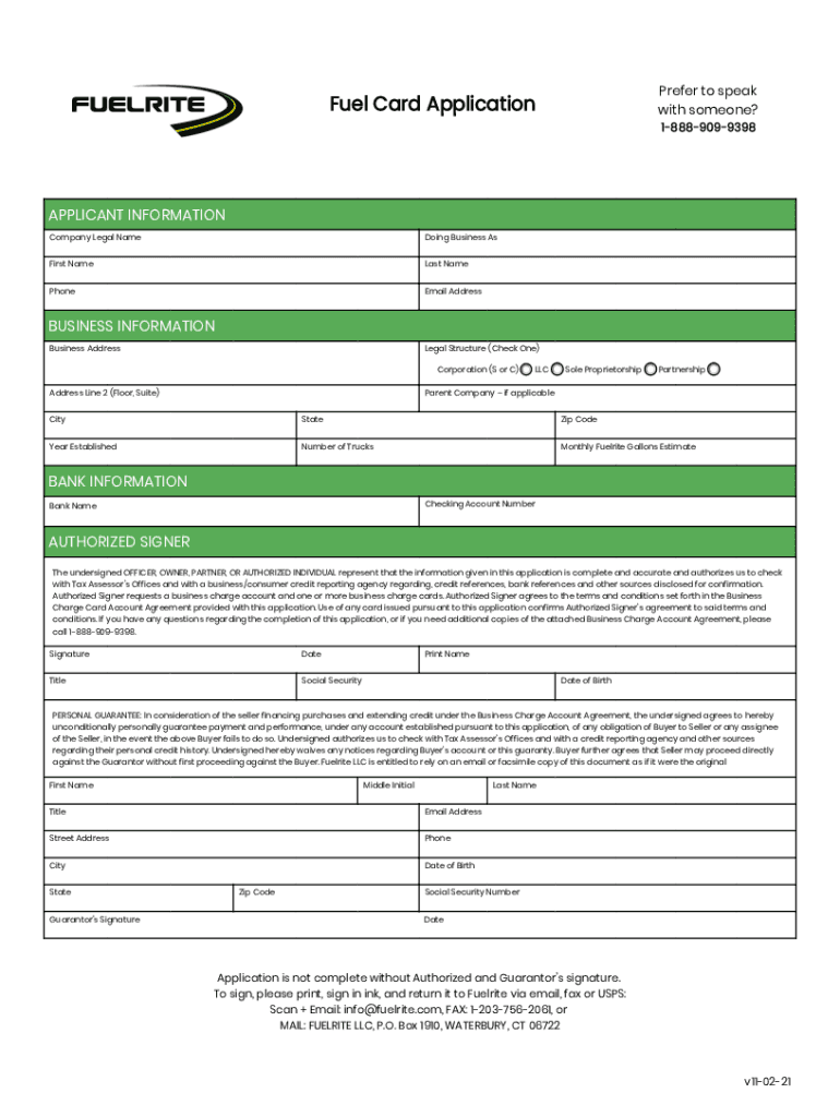 Fillable Online Fuel Card Use Sample ClausesLaw Insider Fax Email Print ...