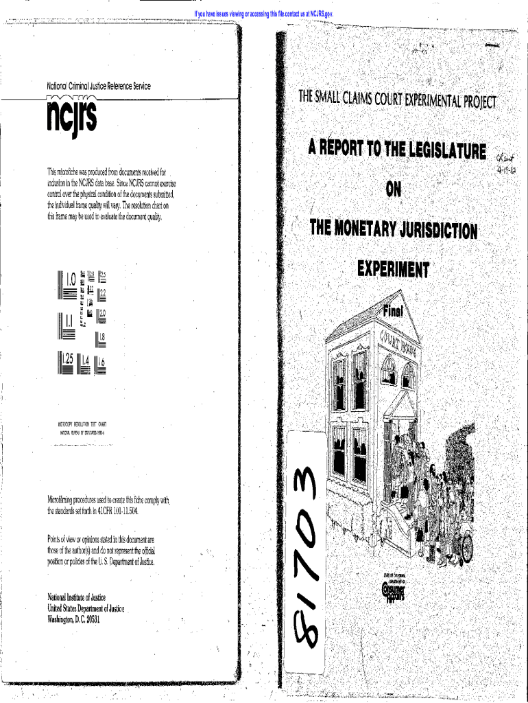 Fillable Online www.ojp.gov pdffiles1 PhotocopyNational Criminal ...