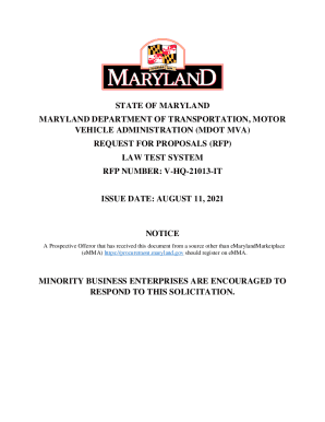 Fillable Online Maryland Vehicle Title and Registration Information ...