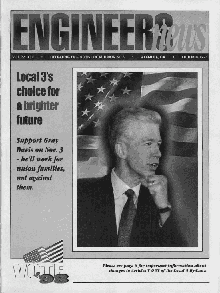 Fillable Online Operating Engineers Local Union No. 3 of the ...