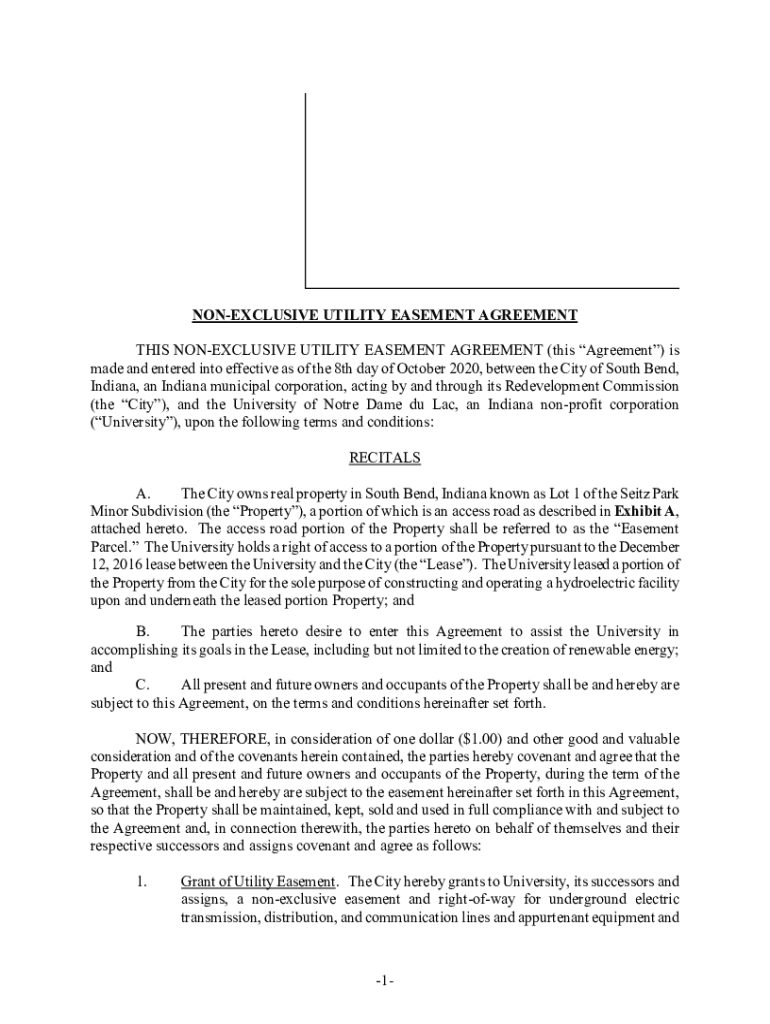 Fillable Online www.sapling.com10047124nonexclusive-easementsNon ...