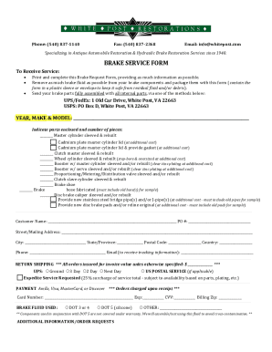 Fillable Online www.pdffiller.com549902342--BRAKE-REQUEST-FORMFillable ...