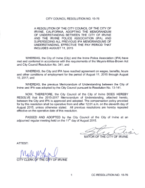 Fillable Online CITY COUNCIL RESOLUTION NO. 21-27 A RESOLUTION OF THE ...
