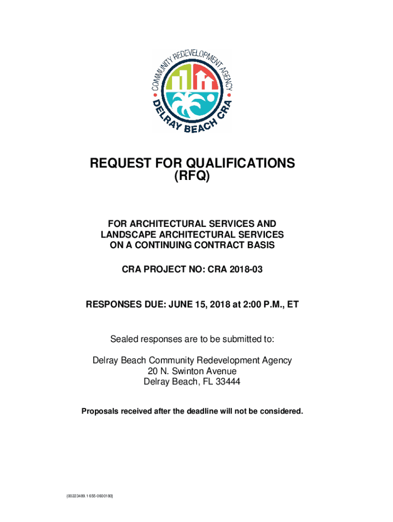 Fillable Online RFQ for Architectural Services and Landscape Arch Services (2018)(00223489.DOCX ...