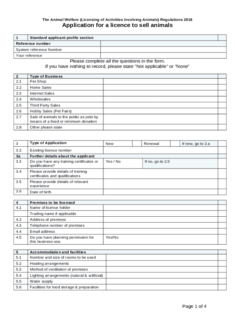 Pet shop application Doc Template | pdfFiller