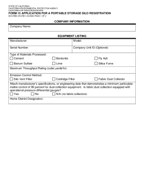 Fillable Online ED/CREB-195 Form 15 Application for a Portable Storage ...