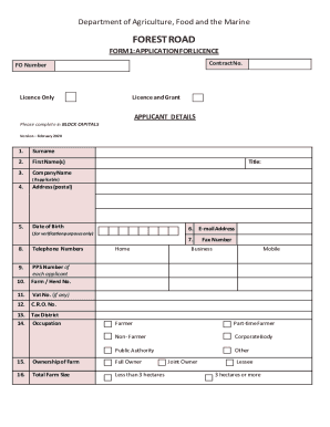 Fillable Online DEPARTMENT OF AGRICULTURE, FORESTRY AND FISHERIES FORM ...