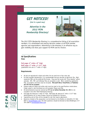 Fillable Online GET NOTICED! Fax Email Print - pdfFiller