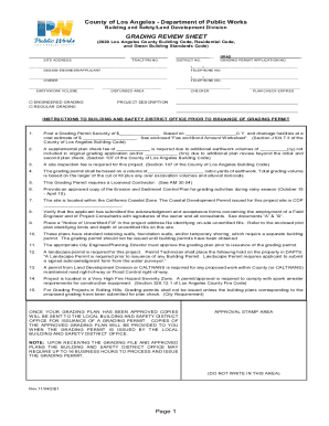 Fillable Online dpw lacounty Los Angeles County Department Of Public ...