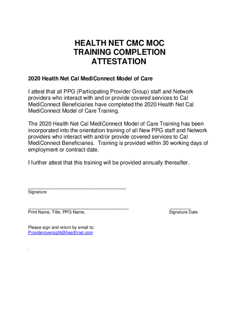 Fillable Online Model of Care (MOC)CMSModel of Care Training - Health ...