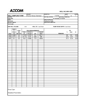 Fillable Online epa.ohio.govstaticPortalsWATER WELL SAMPLING FACT SHEET ...