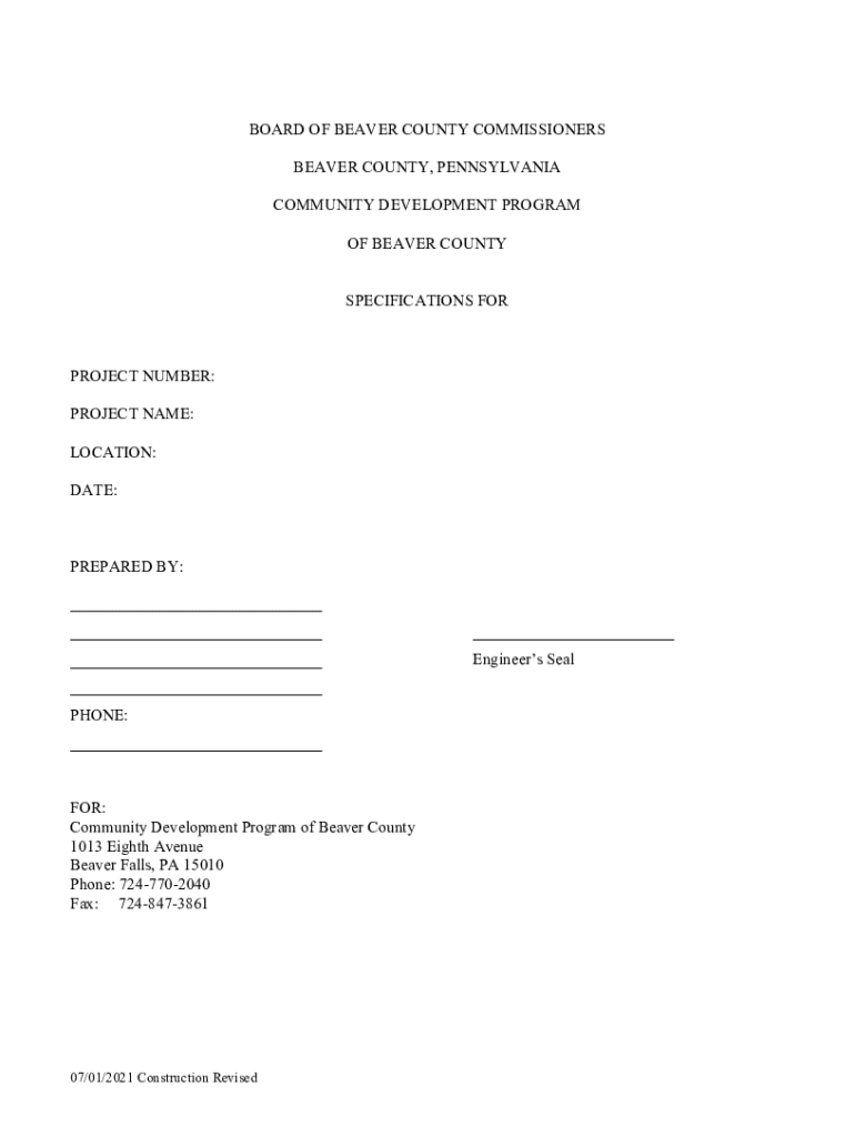Fillable Online Fill - Free fillable BOARD OF BEAVER COUNTY COMMISSIONERS ... Fax Email Print ...