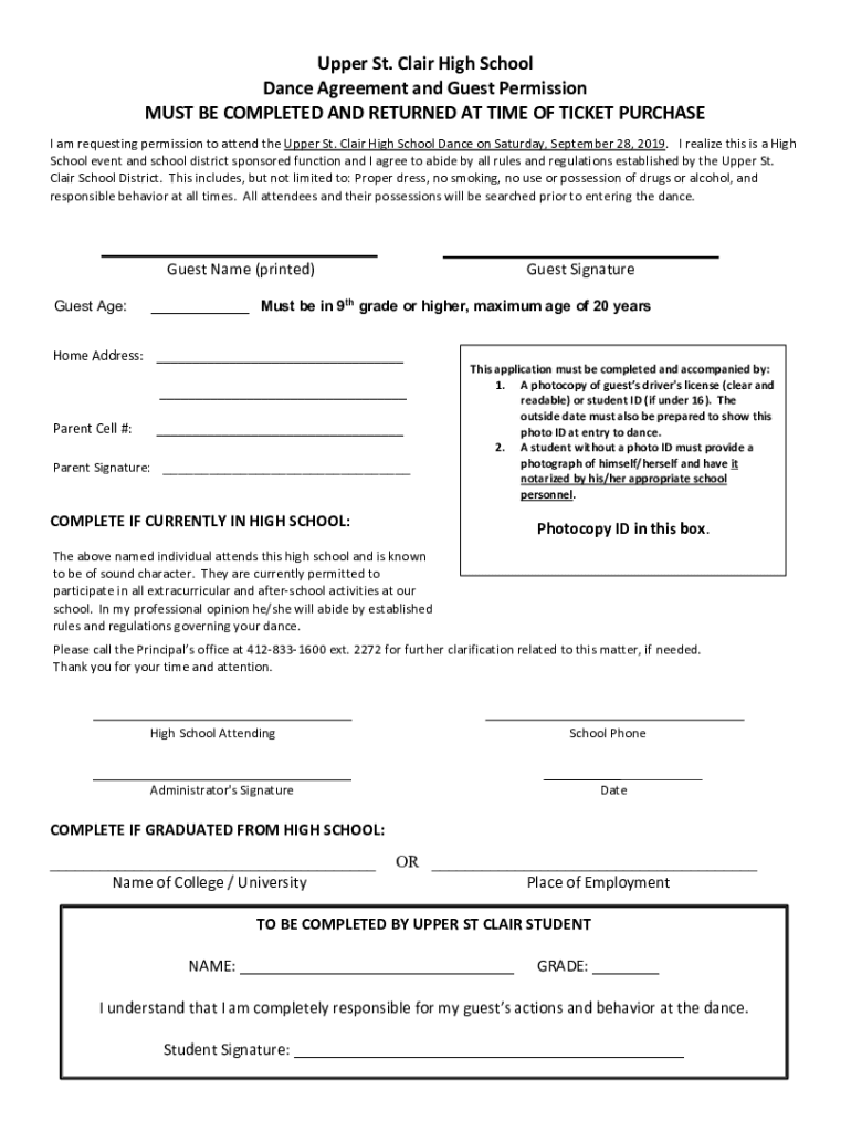 Fillable Online www.uscsd.k12.pa.uscmslibUpper St. Clair High School ...