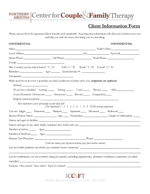 Fillable Online 35+ Client Information Sheet Templates (PDF, Word ...