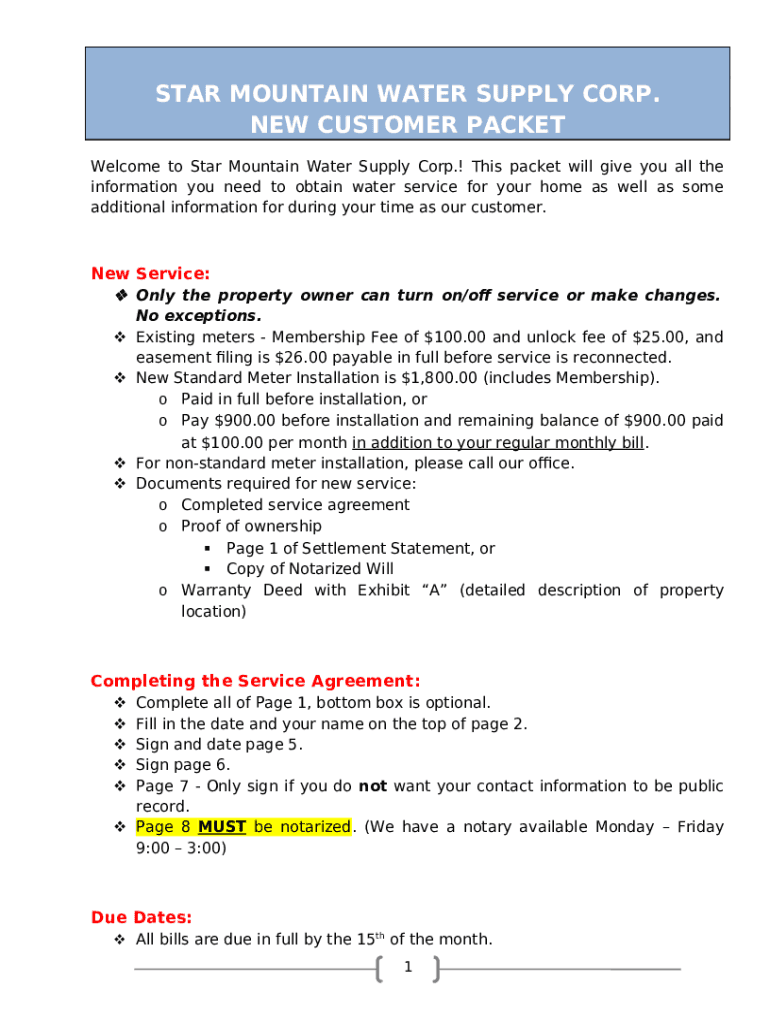 www.smwsc.comdocuments364STAR MOUNTAIN WATER SUPPLY CORP. NEW CUSTOMER ...